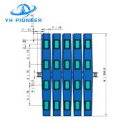 China Flexible Sideflex Rubber Top Turning Chain Plate With Roller For Conveyor System for sale