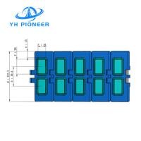 China POM Rubber Clad Conveyor Chain Plate 100mm Width For Industrial Conveying for sale