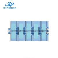 China POM Rubber Clad Conveyor Chain Plate 100mm Width For Industrial Conveying for sale