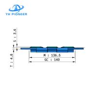 China Stainless Steel Conveyor Double Hinge Chain For Shock Absorption Noise Reduction for sale