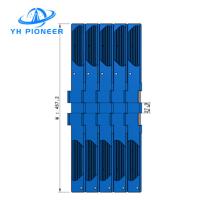 China High Friction Anti Slip POM Plastic Chain Plate For Conveyor Systems for sale