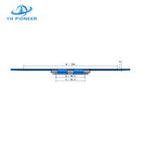 China 304 / 316 Stainless Steel Conveyor Chain Plate With Double Hinges For High Load for sale