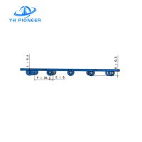 China 304 / 316 Stainless Steel Conveyor Chain Plate With Double Hinges For High Load for sale