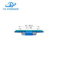 China Stainless Steel Conveyor Chain Plate With Rubber For Enhanced Grip Noise Reduction for sale