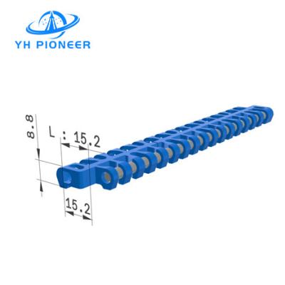 China Robust POM Flush Grid Modular Belt for Food - Grade Compliance and Easy Cleaning for sale