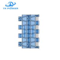 China Easy to Clean Modular Belt with Flights for Sanitary Conveying in Food and Pharmaceutical Industries for sale