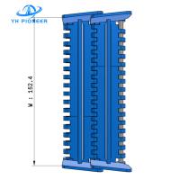 China High - Stability Flat Top Modular Belt with Sidewall for Robust Material Conveying and Containment for sale