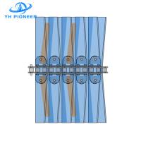 China Flexible Buckle Chain Conveyor with TPE Surface for Customizable Sidewall Bending for sale