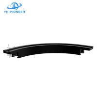 China Robust Sideflex Curved Track Rail for Heavy - Duty Material Handling with UHMW-PE Durability for sale