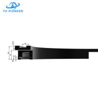 China Robust Sideflex Curved Track Rail for Heavy - Duty Material Handling with UHMW-PE Durability for sale