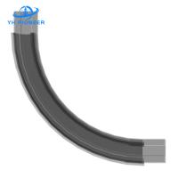 China Robust Sideflex Curved Track Rail for Heavy - Duty Material Handling with UHMW-PE Durability for sale