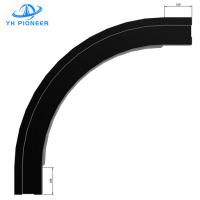 China Robust Sideflex Curved Track Rail for Heavy - Duty Material Handling with UHMW-PE Durability for sale