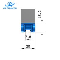 China Sanitized Bezel Plastic Chain for Easy Cleaning and Maintenance in Food and Pharmaceutical Industries for sale