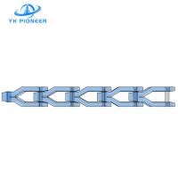 China High - Flex Case Conveyor Chain with POM Panels and Stainless Steel Axles for Reliable Material Transport for sale