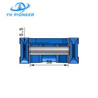 China Low Friction Seamless Case Conveyor Chain With Cold Rolled Stainless Steel Axles for sale