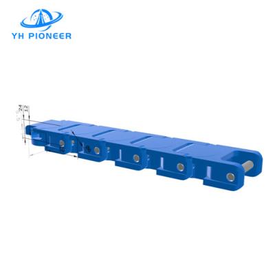 China Low Friction Seamless Case Conveyor Chain With Cold Rolled Stainless Steel Axles for sale