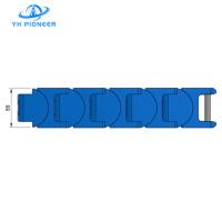 China Low Friction Seamless Case Conveyor Chain With Cold Rolled Stainless Steel Axles for sale