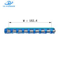 China Durable PP Modular Belt with Rubber Surface for Low - Noise and Shock - Absorbing Conveying Solutions for sale