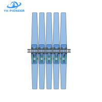 China Heavy - Duty Plastic Snap - on Sideflex Chain with Bearings with Carbon Steel Base for Reliable Spiral Transport for sale