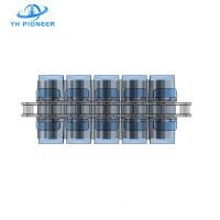 China High - Friction Snap - on Conveyor Chain with Natural Rubber Clamps for Reliable Bottle Handling for sale
