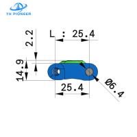 China Durable PP Modular Belt with Rubber Surface for Low - Noise and Shock - Absorbing Transport for sale
