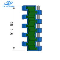 China Durable PP Modular Belt with Rubber Surface for Low - Noise and Shock - Absorbing Transport for sale