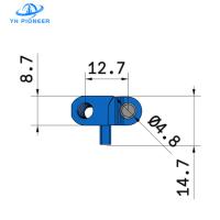 China Ventilated Modular Belt with Perforated POM Surface for Pharmaceutical Conveying Needs for sale