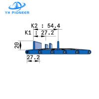 China Customizable Flat Top Modular Belt with Flight for Reliable Food Processing Conveying for sale