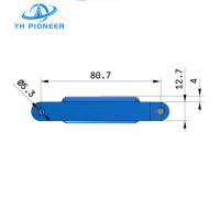 China Customizable Roller Conveyor Chain With POM And PP Material Wear Resistant for sale