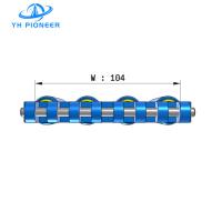 China Customizable Roller Conveyor Chain With POM And PP Material Wear Resistant for sale