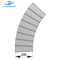 China Stainless Steel Conveyor Chain Plate With Nylon Strength For Sideflex Conveying for sale