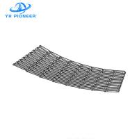China Stainless Steel Conveyor Chain Plate With Nylon Strength For Sideflex Conveying for sale