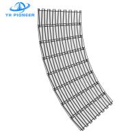 China Stainless Steel Conveyor Chain Plate With Nylon Strength For Sideflex Conveying for sale
