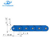 China High Temp Resistant Conveyor Chain Plate ,  POM Material Conveyor Plastic Chain for sale