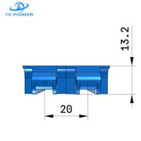 China Double Row Conveyor Chain Plate Corrosion Resistance With Stainless Steel Axles for sale