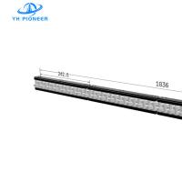 China Stainless Steel Single Row Roller Side Guide Rail For Low Friction Conveying for sale