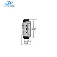 China Lightweight Double - Row Rollers Side Guide Rail with Aluminum Frame for Easy Handling and Setup for sale