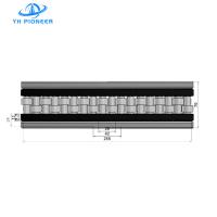 China Adjustable Conveyor Separate Single - Row Roller Guide Rail with Durable POM and Stainless Steel Construction for sale