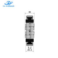 China Robust Double Row Roller Guide Rail with POM and Stainless Steel for Industrial Conveying Durability for sale