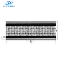 China Robust Double Row Roller Guide Rail with POM and Stainless Steel for Industrial Conveying Durability for sale