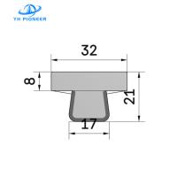 China High - Strength T-shaped Chain Guide Rail with Polyethylene and Stainless Steel for Industrial Safety for sale