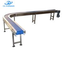 China Flexible Water Bottle Conveyor Systems , POM Chain Plate Bottling Line Conveyo 10kg for sale