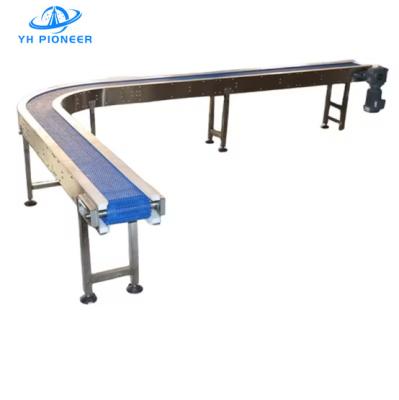 China Flexible Water Bottle Conveyor Systems , POM Chain Plate Bottling Line Conveyo 10kg for sale