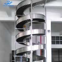 China Low Noise Carbon Steel Spiral Lifting Conveyor With 200-2000kg Loading Capacity for sale