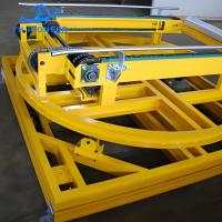 China Robust Chain Turntable Conveyor for Precise 90 Degree Pallet Turns High Load for sale