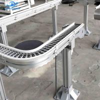 China Customizable Steel Frame Turning Conveyor Chain Plate With POM Belt Material for sale