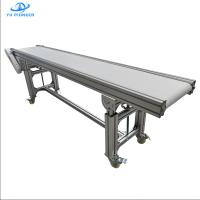 China Smooth PVC Surface Bag Conveyor Systems For Sanitary Food Beverage Production Lines for sale