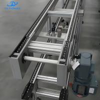 China Industrial Double Speed Roller Chain Conveyor With Modular Aluminum Profile for sale