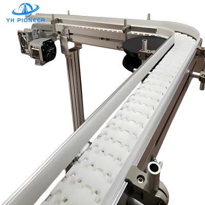 China High Flexibility Flexible Chain Conveyor Machine For Food And Beverage Industry for sale