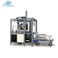 China Bottle Case Packing Machine With Protective Rubber Grippers For All Bottle Types for sale